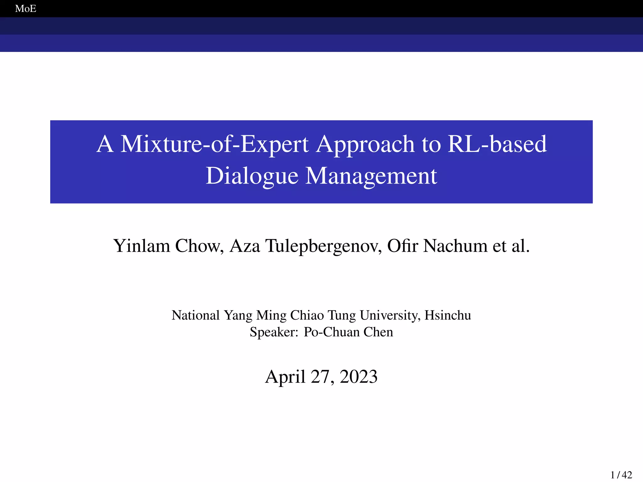 A Mixture-of-Expert Approach to RL-based Dialogue Management.pdf