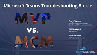 MVP vs. MCM: Microsoft Teams Troubleshooting | PDF