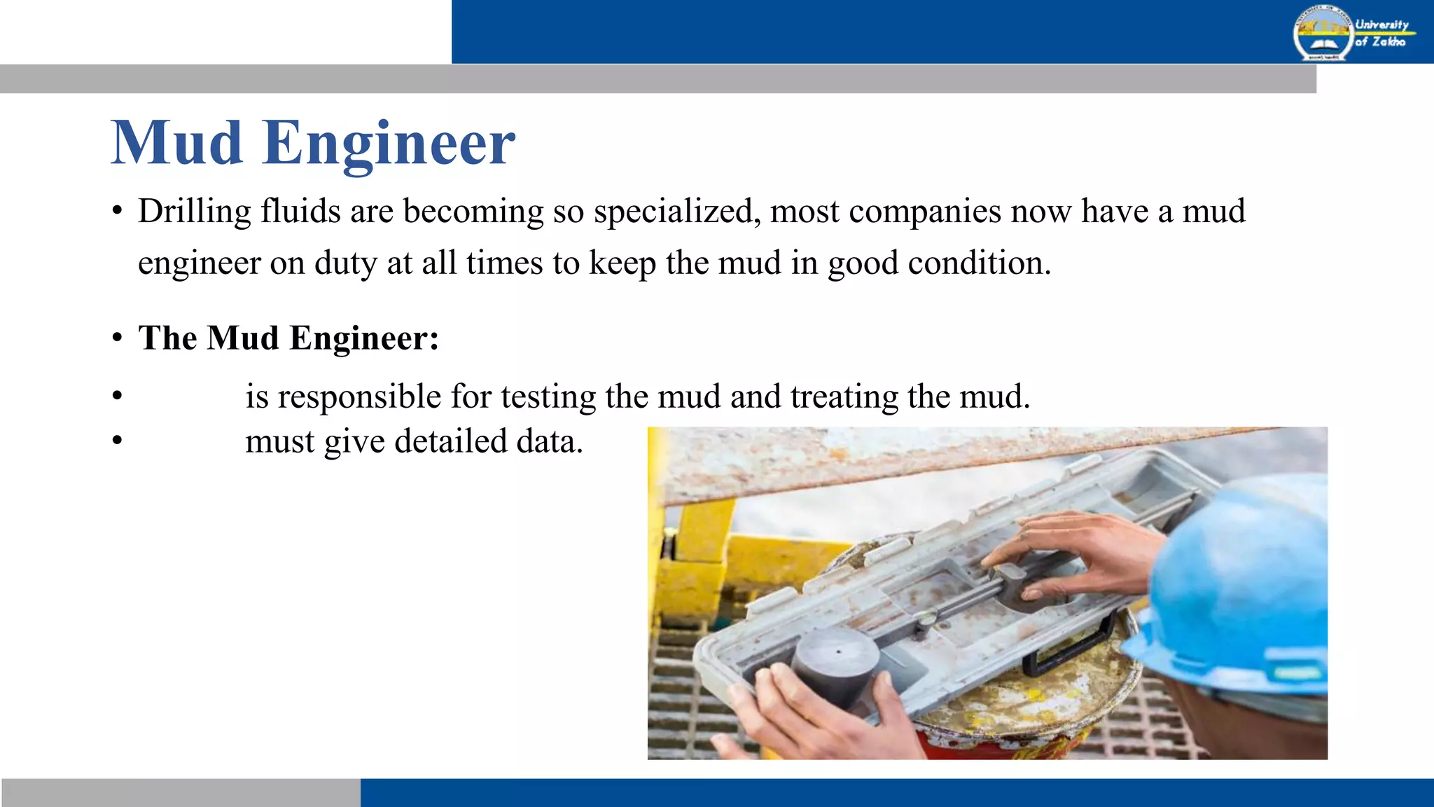 Drilling mud types and Cementation | PPTX