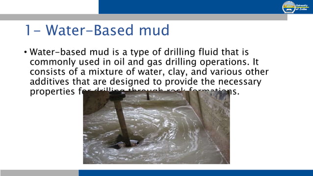 Drilling mud types and Cementation | PPT
