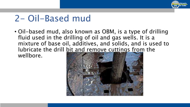 Drilling mud types and Cementation | PPTX