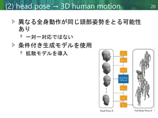 DLゼミ: Ego-Body Pose Estimation via Ego-Head Pose Estimation | PPTX