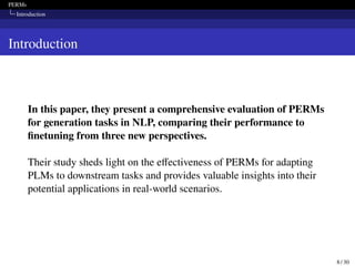 Evaluating Parameter Efficient Learning for Generation.pdf