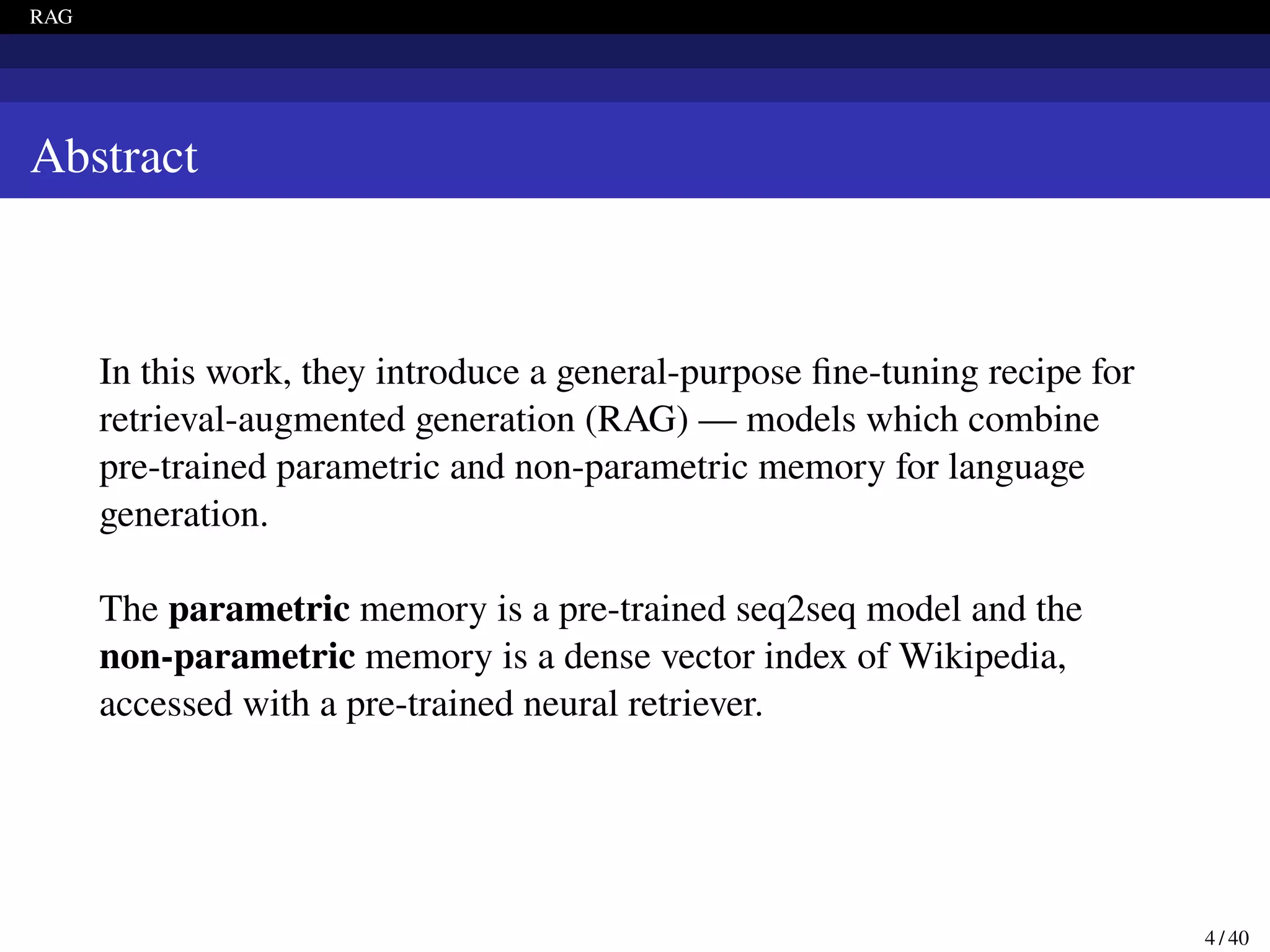 Retrieval Augmented Generation For Knowledge Intensive Nlp Taskspdf Search Internet