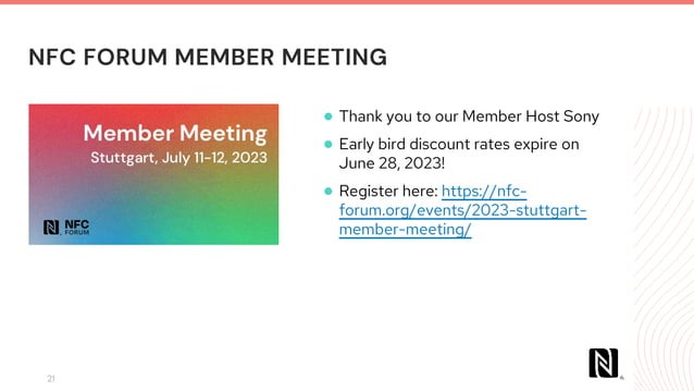 NFC Forum Technology Roadmap Webinar Slides | PPTX | Smartphones ...