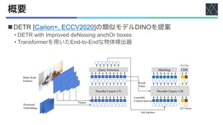 論文紹介：DINO: DETR with Improved DeNoising Anchor Boxes for End-to-End Object Detection | PDF