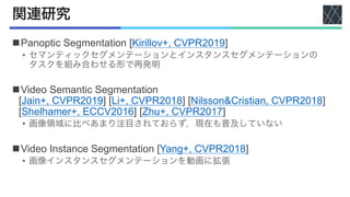 論文紹介：Video Panoptic Segmentation | PDF