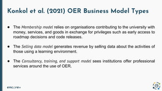 A Typology for OER Business Models | PPT