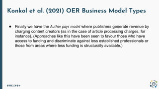 A Typology for OER Business Models | PPT