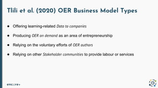 A Typology for OER Business Models | PPT