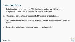 A Typology for OER Business Models | PPT