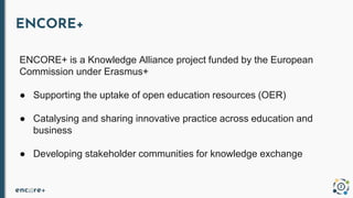 A Typology for OER Business Models | PPT