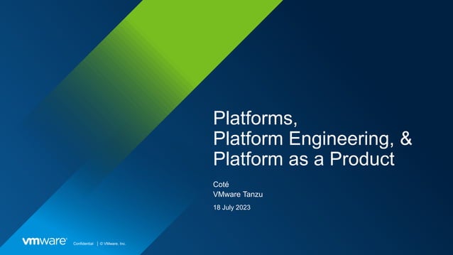Platforms, Platform Engineering, & Platform as a Product | PPT