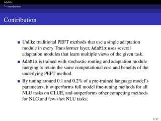 AdaMix: Mixture-of-Adaptations for Parameter-efficient Model Tuning.pdf