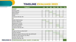 Materi Umum Evaluasi SAKIP untuk kementerian | PDF