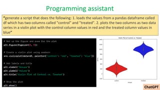 AI in research: ChatGPT and more | PDF