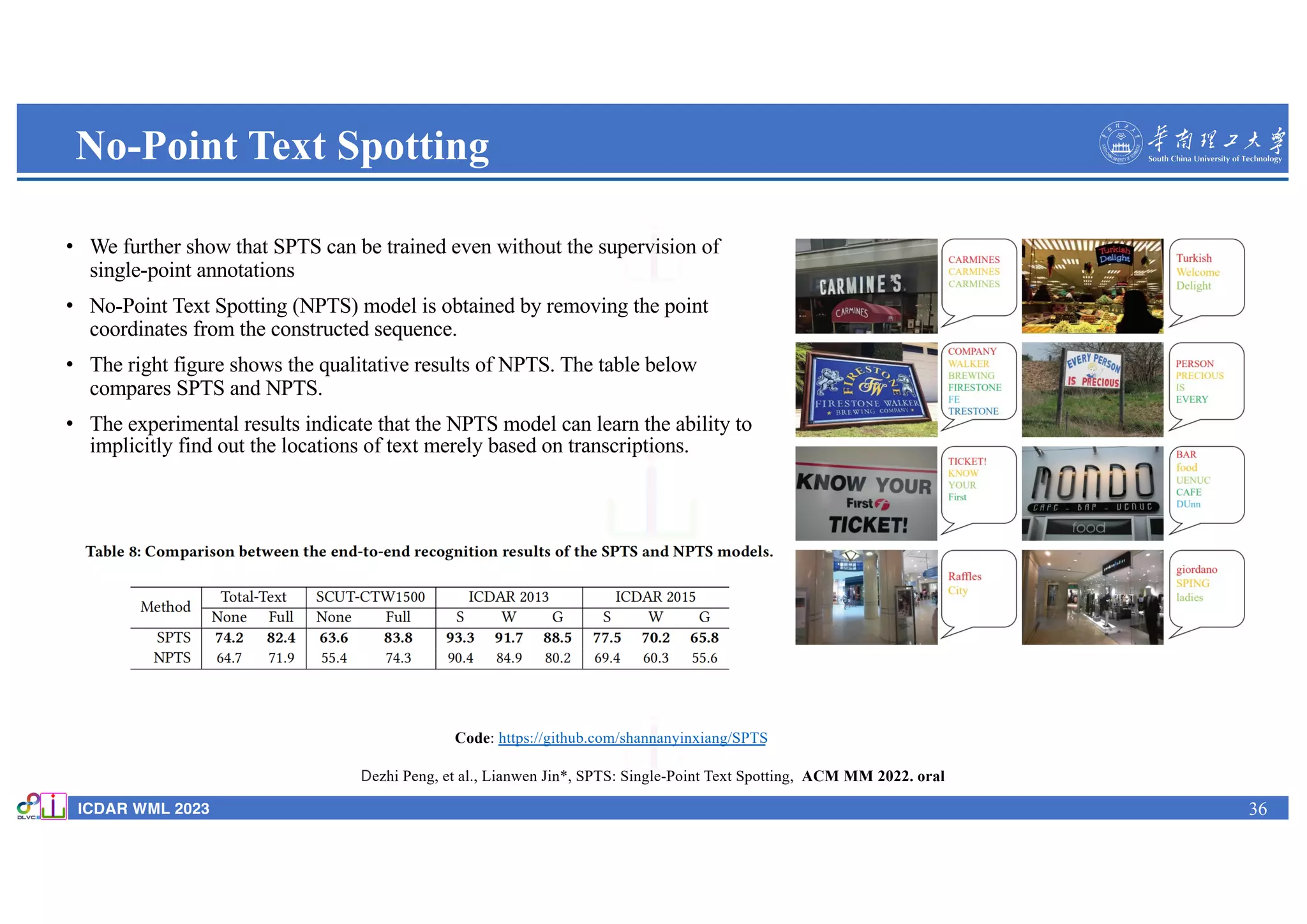 Optical Character Recognition: from data driven to self-supervised learning (ICDAR WML 2023 ...