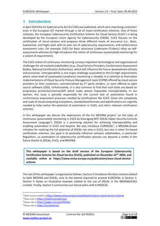 Whitepaper EUROSCAL MEDINA | PDF