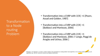 From Arc routing to Node routing problems | PPTX