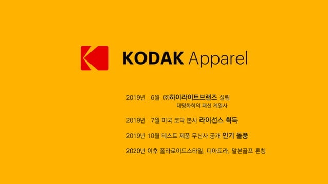 코닥이 억울해 ㅣ Misunderstanding about KODAK | PPT