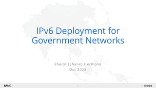 VNIX-NOG 2023: IPv6 Deployment in government networks | PDF | Computer Networking | Computing
