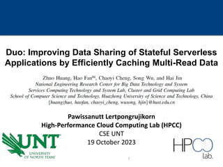 Duo Improving data sharing- oct-19-23 | PPT