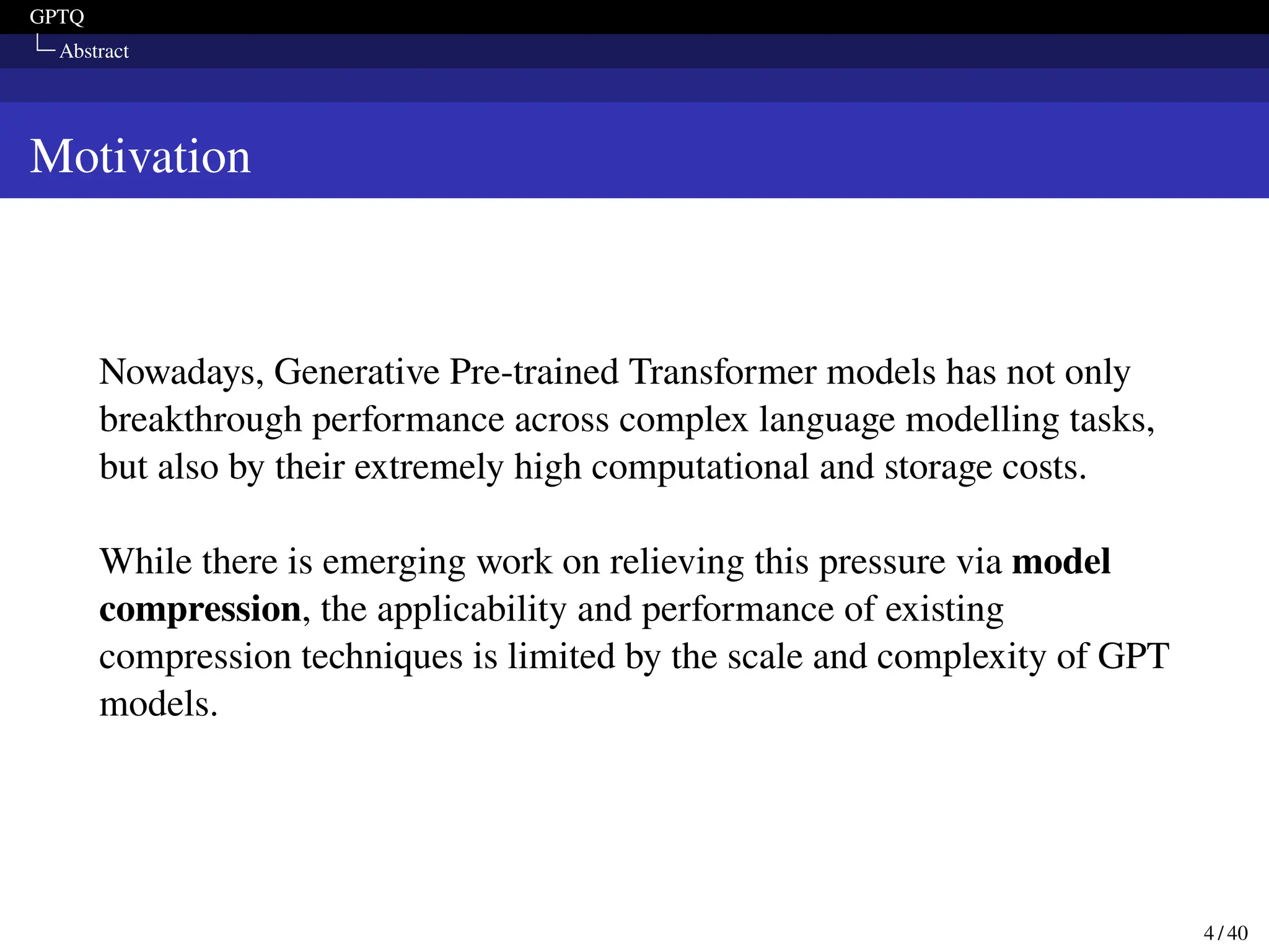GPTQ: Accurate Post-Training Quantization for Generative Pre-trained Transformers.pdf