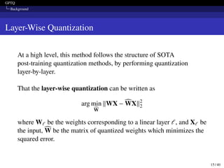 GPTQ: Accurate Post-Training Quantization for Generative Pre-trained ...