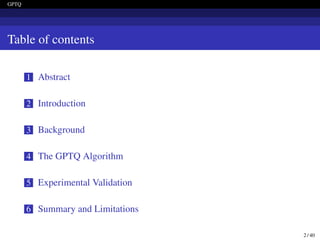GPTQ: Accurate Post-Training Quantization for Generative Pre-trained Transformers.pdf