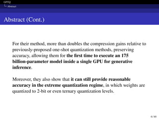 GPTQ: Accurate Post-Training Quantization for Generative Pre-trained Transformers.pdf