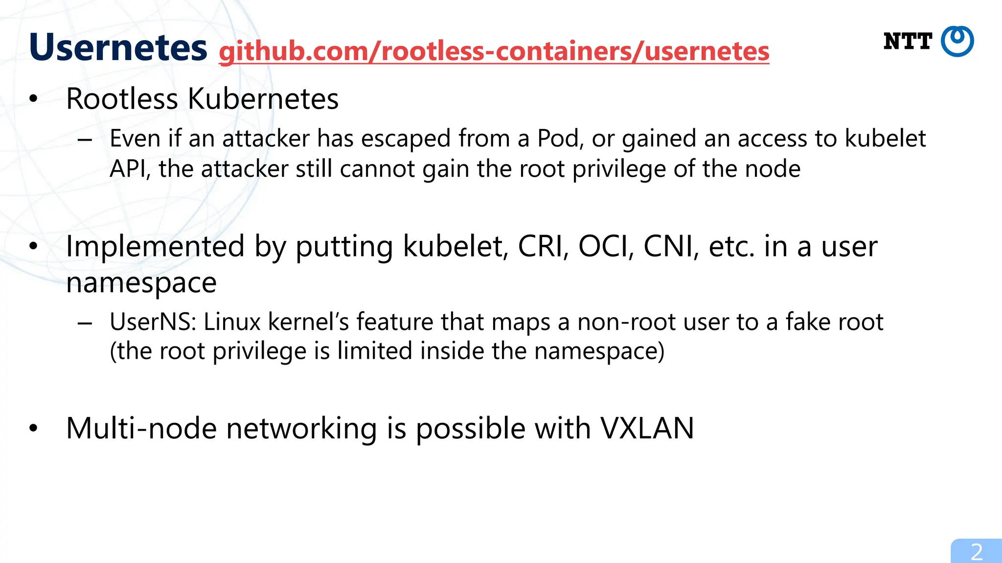 [CNCF TAG-Runtime] Usernetes Gen2 | PPT