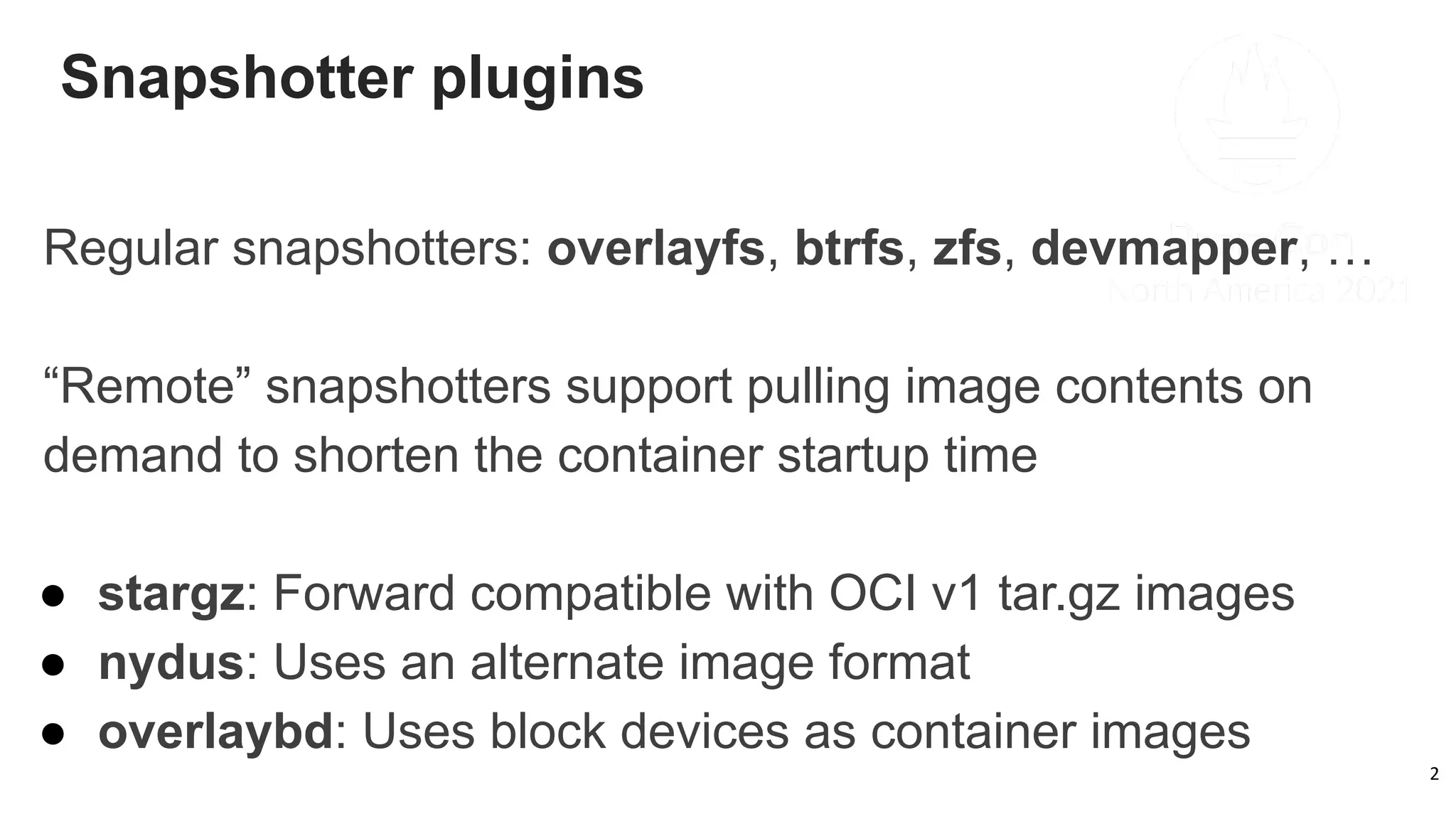 [KubeConNA2023] containerd pavilion | PDF