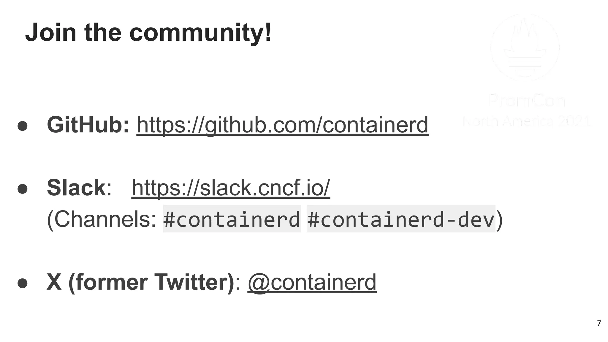 [KubeConNA2023] containerd pavilion | PDF