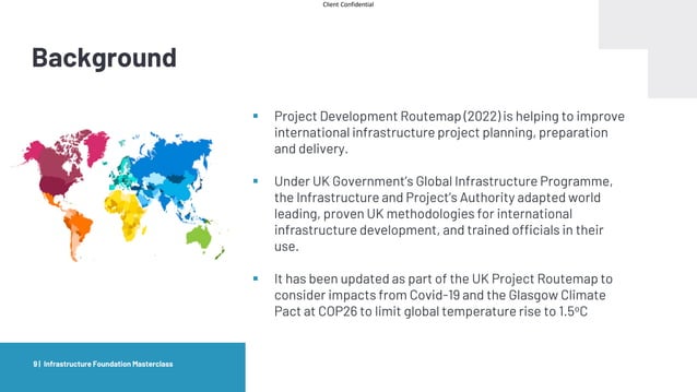 Project Development Routemap - Infrastructure Foundation Masterclass | PPT