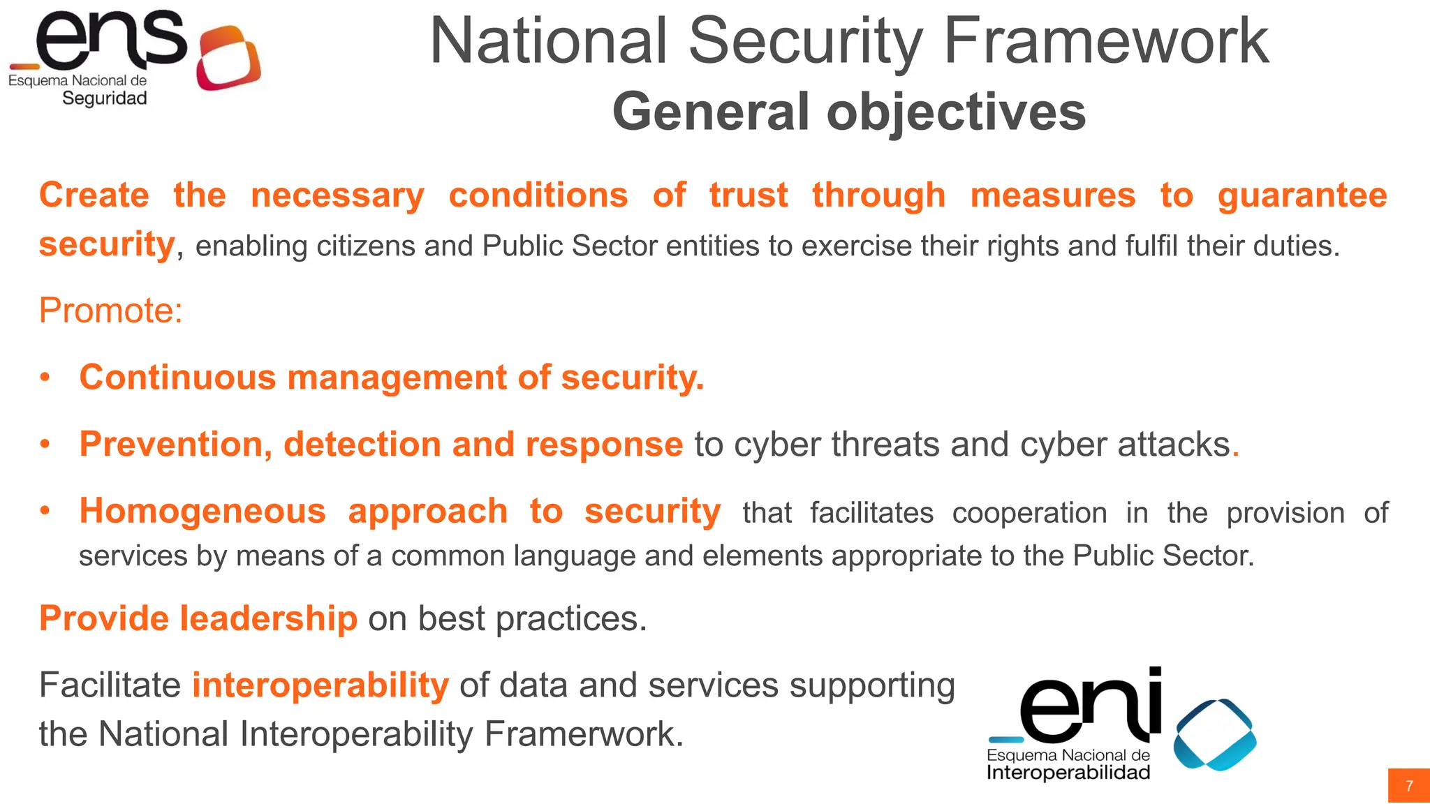 The National Security Framework of Spain | PDF