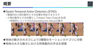 論文紹介：Spatio-Temporal Action Detection Under Large Motion | PDF