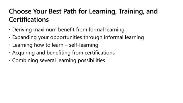 Developer Career Masterplan | PPT