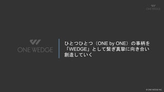 onewedge_companyguide1 | PPTX