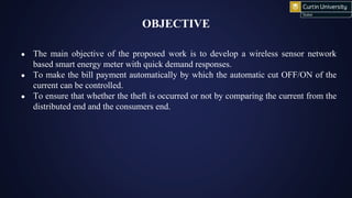 A PROFICIENT SENSOR NETWORK BASED SMART METER MULTI-DEMAND RESPONSE SYSTEM USING IOT | PPTX