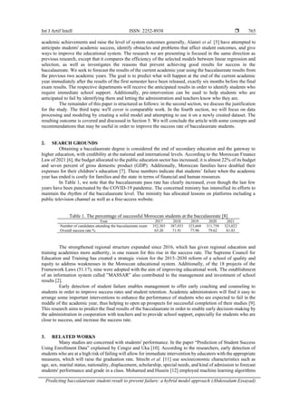Predicting baccalaureate student result to prevent failure: a hybrid ...