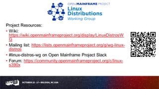Linux Distribution Collaboration …on a Mainframe! | PPT
