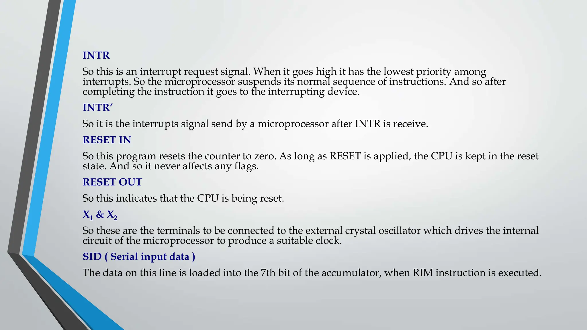 Pin Diagram and block diagram 8085 .pptx