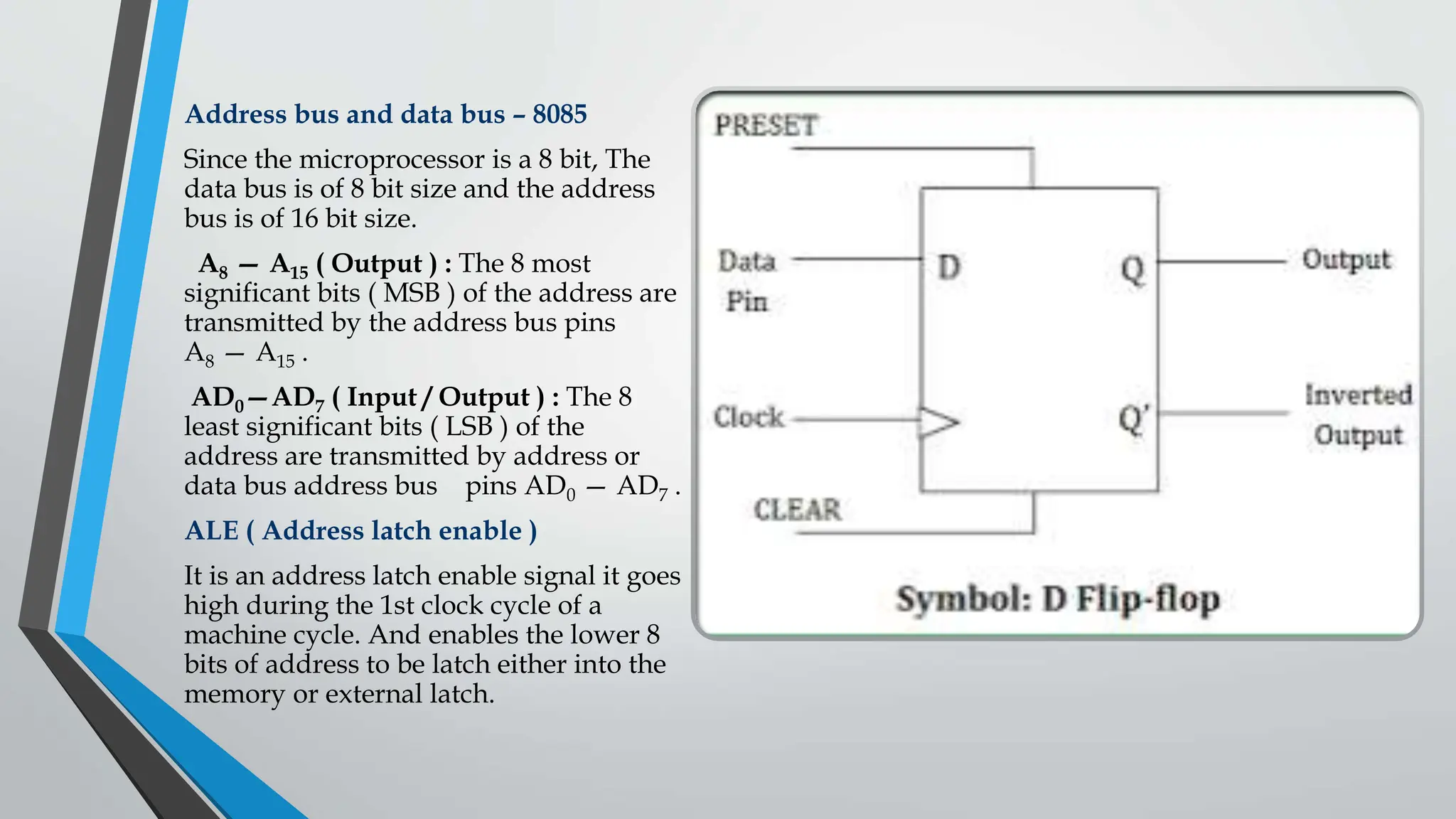 Pin Diagram and block diagram 8085 .pptx