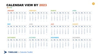 Presentaion Template_2023 Calendar-Timeline.pptx