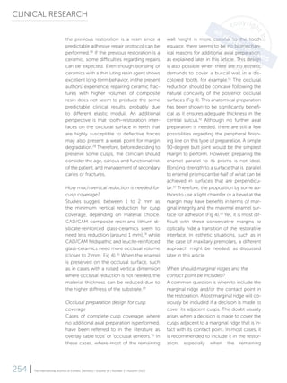 2023 Clinical guidelines for posterior restorations based on Coverage ...