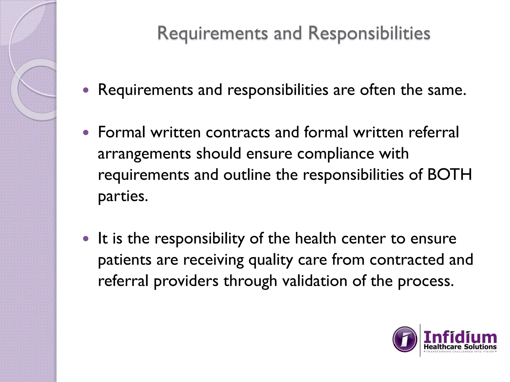 Contracts and Memorandums of Understanding - Requirements and ...