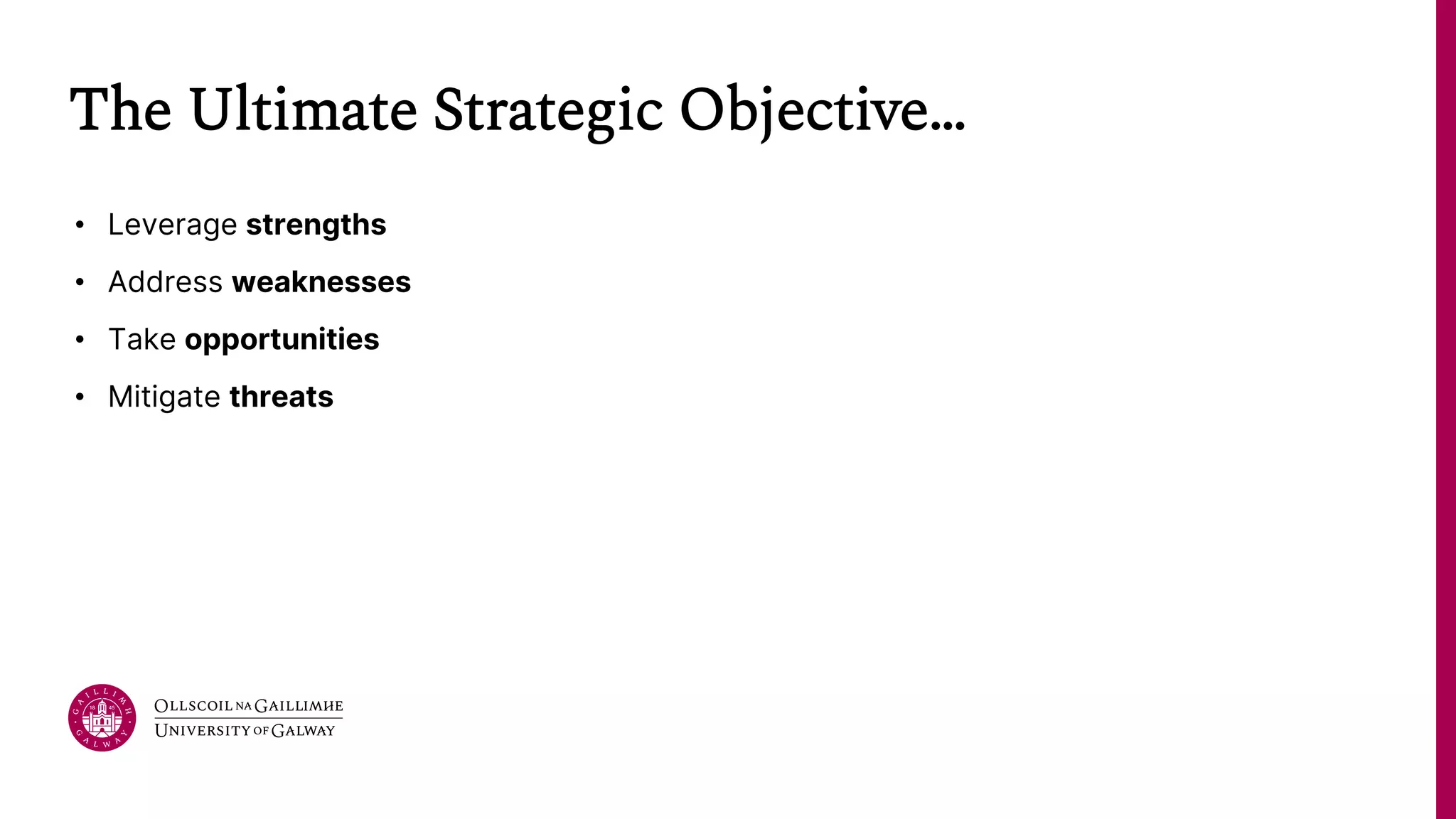 The Sustainable Strategic Advancement of Academic Libraries: a SWOT ...