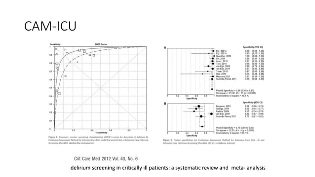Delirium in ICU severity score system and management | PPT