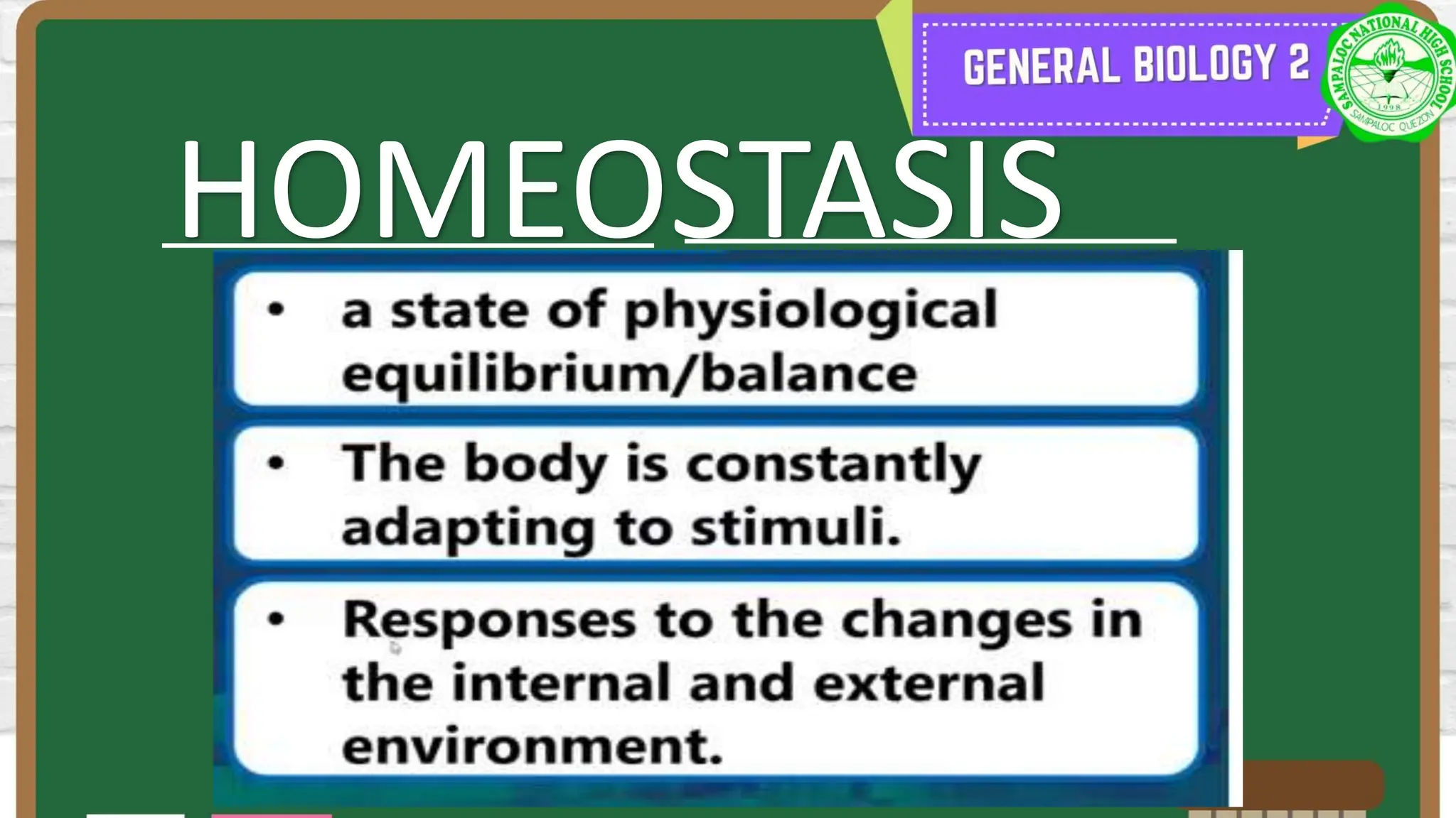 gEN BIOLOGY 2- feedback mechanism | PPTX