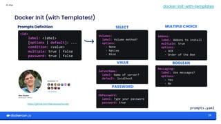Before & After Docker Init | PPT